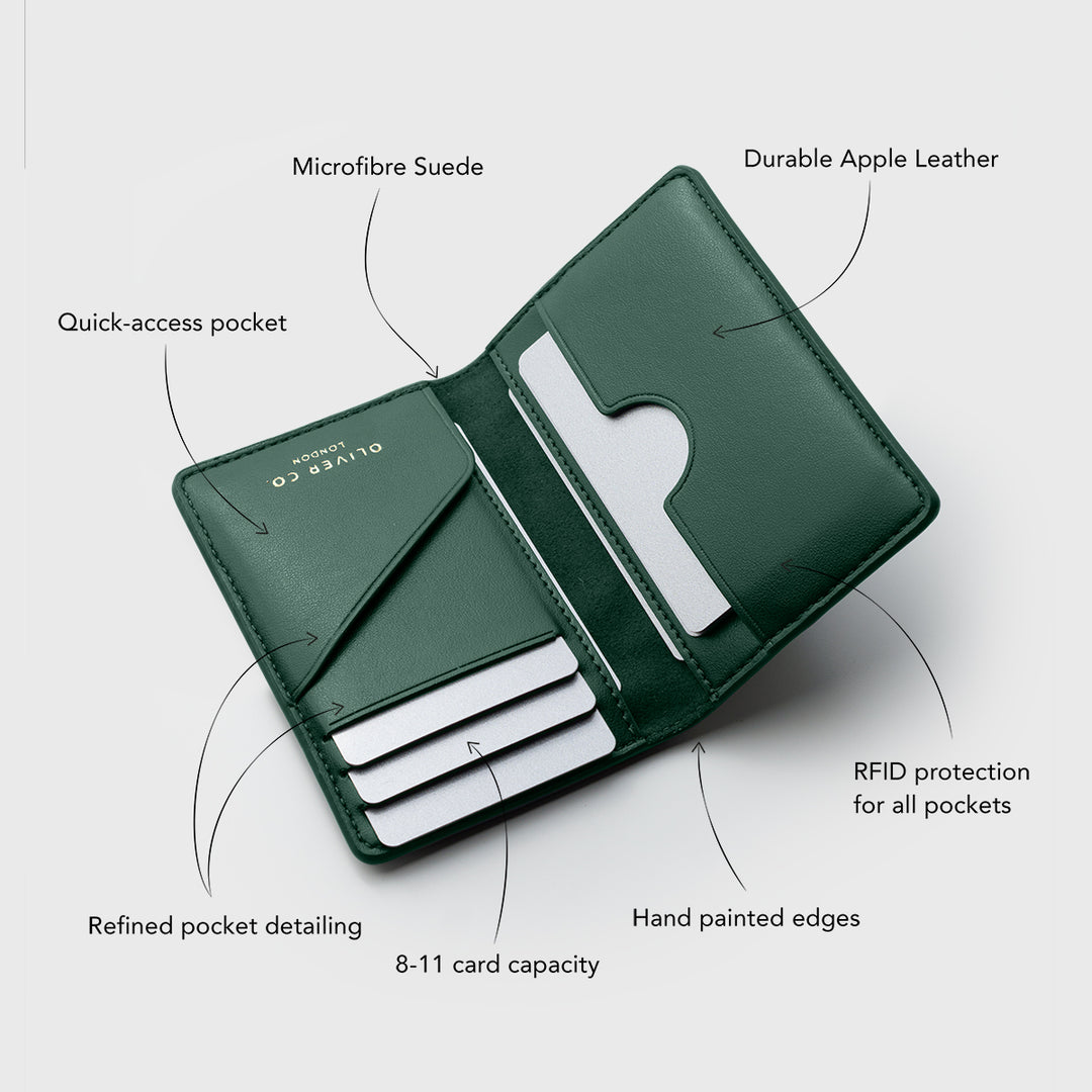 Premium Compact Vegan Wallets - Slim Personalised Vegan Leather Wallet ...