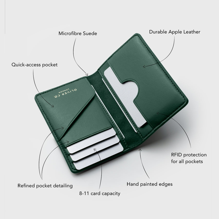 Premium Compact Vegan Wallets - Slim Personalised Vegan Leather Wallet ...